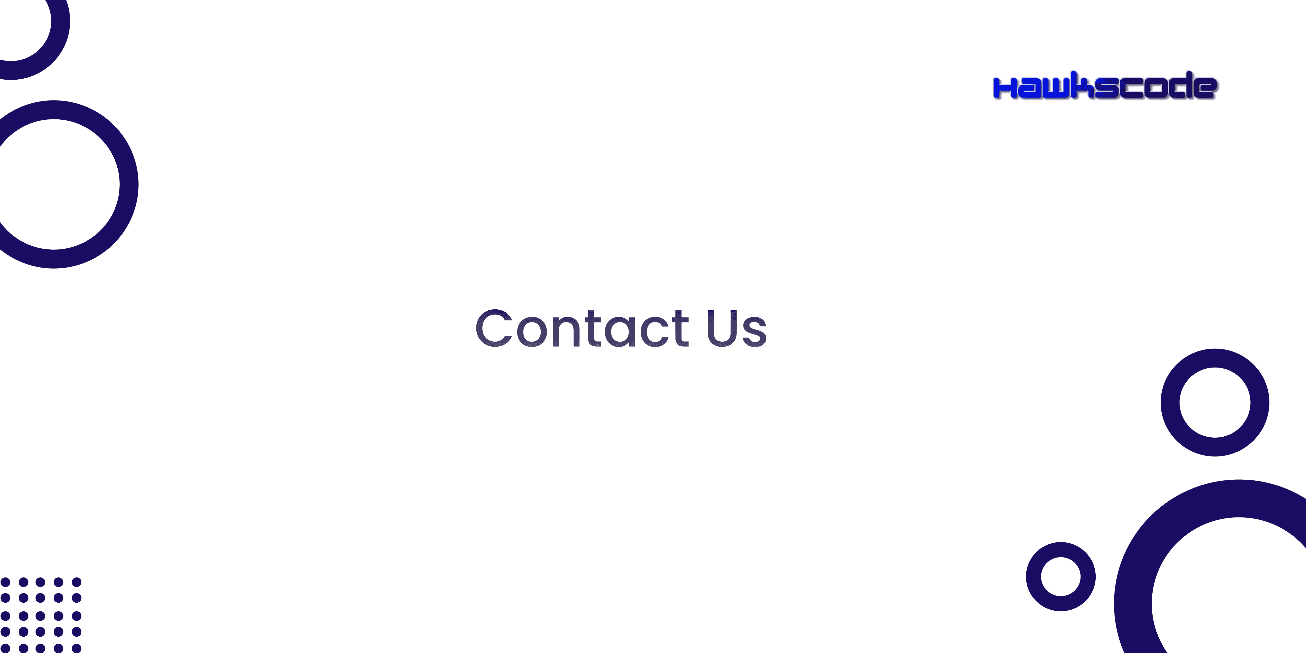 Contact HawksCode – Leading IT & Software Development Company in Australia